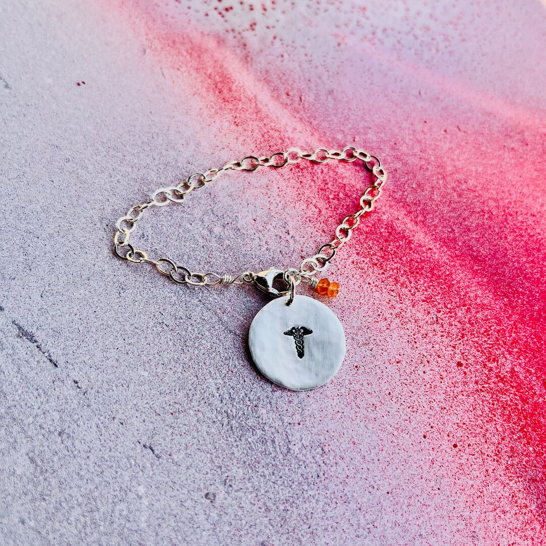 Medical Alert Large Charm Bracelet, Medical ID Large Charm Bracelet - Etsy