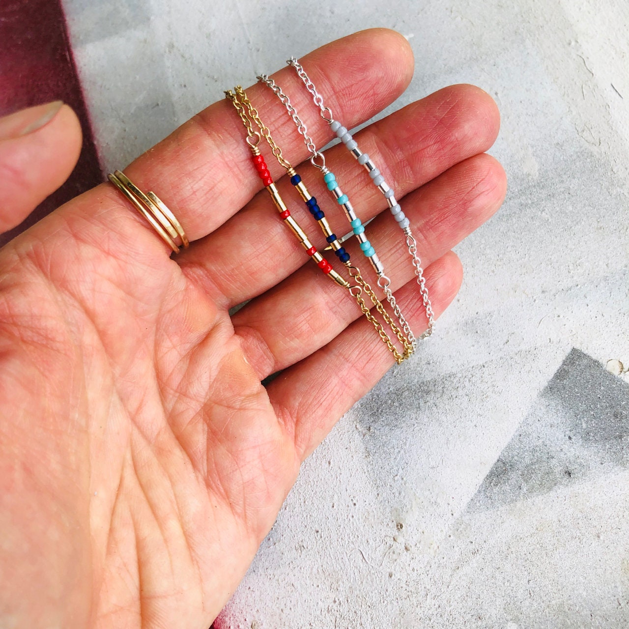 Morse Code Necklace Custom Morse Code Necklace Gift For Her | Etsy