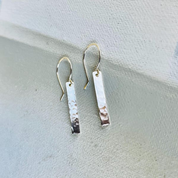 Vertical Bar Earring - Etsy