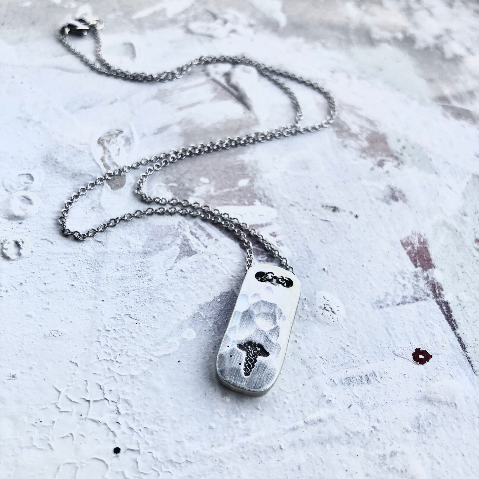 Medical Alert Necklace Medical ID Necklace Personalized - Etsy