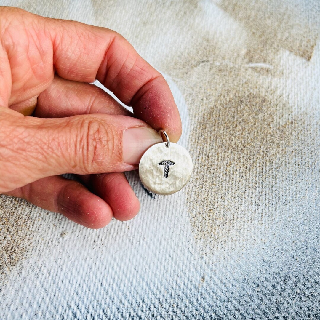 Custom Medical Alert Charm: Sterling Silver, Gold Filled, or Stainless ...