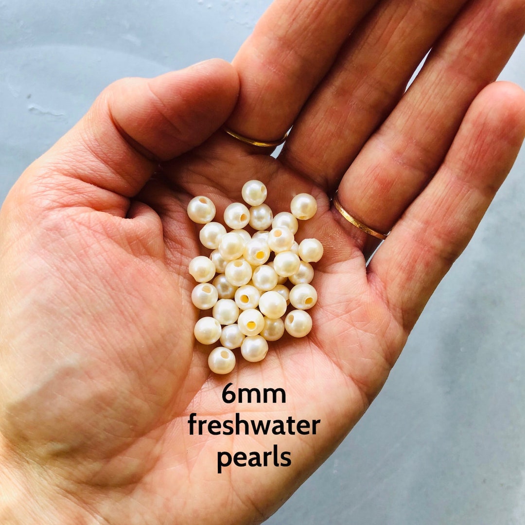 Loose Freshwater Pearls: 6mm AA Grade, Add-a-pearl - Etsy