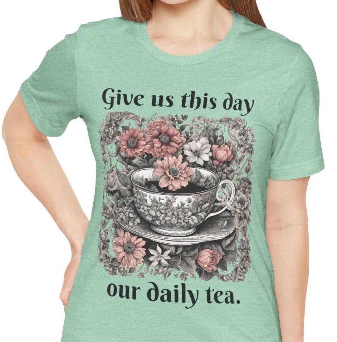 Floral Tea Cup T-shirt: Romantasy Tea Lover Gift - Etsy