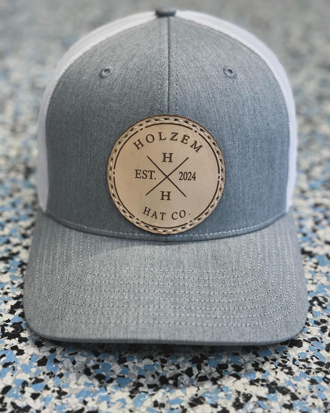 Leather Patch Hats - Etsy