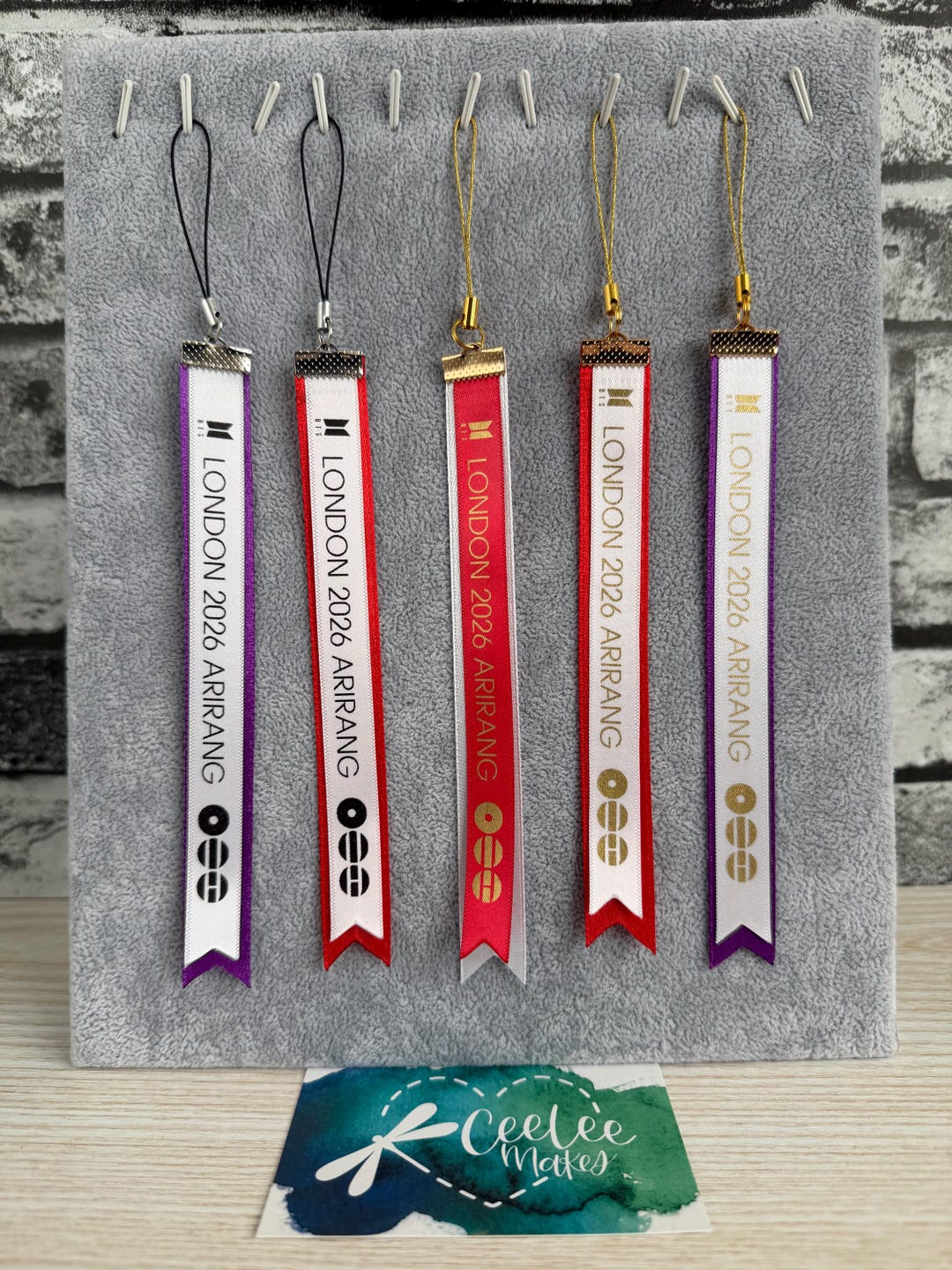 BTS ARIRANG London 2026 Ribbon Light Stick/bag Charm - Etsy