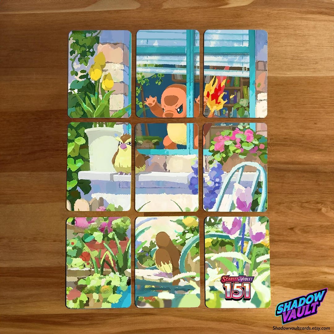 Full Art Binder Page – Custom Extended Artwork Card Display | 9, 12, or ...