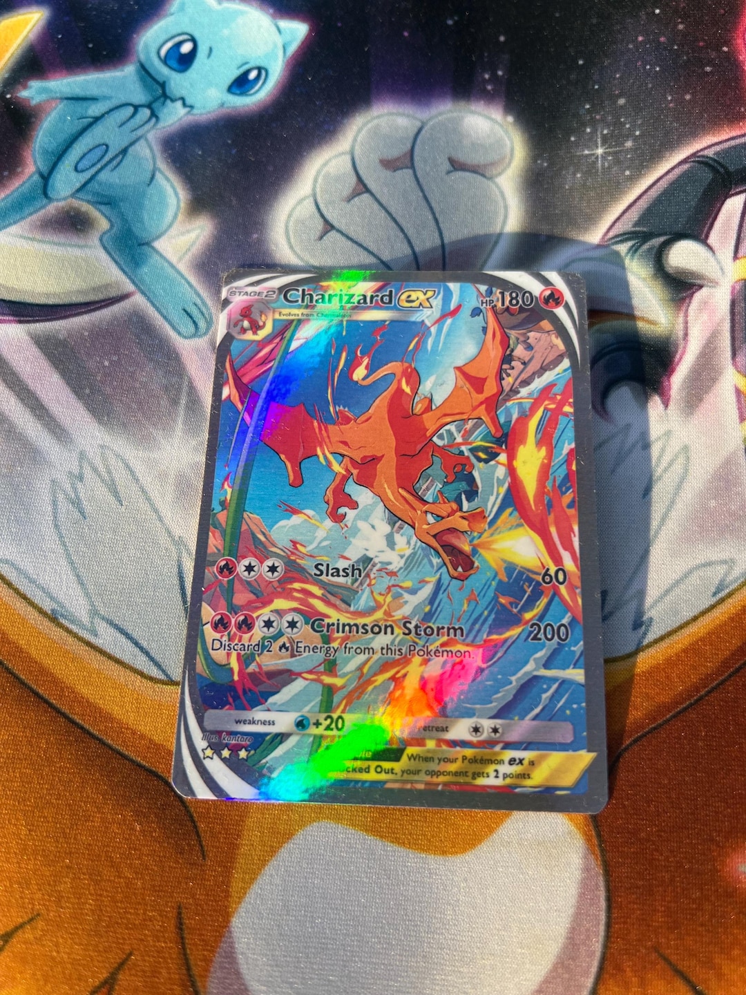 Custom Charizard EX Card - Regular & Shiny Variants | Physical Pokémon ...