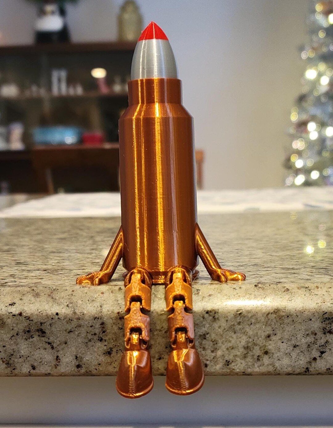 3D Printed Bullet, Bullet Buddy, 3D Articulated, Gun Enthusiast - Etsy