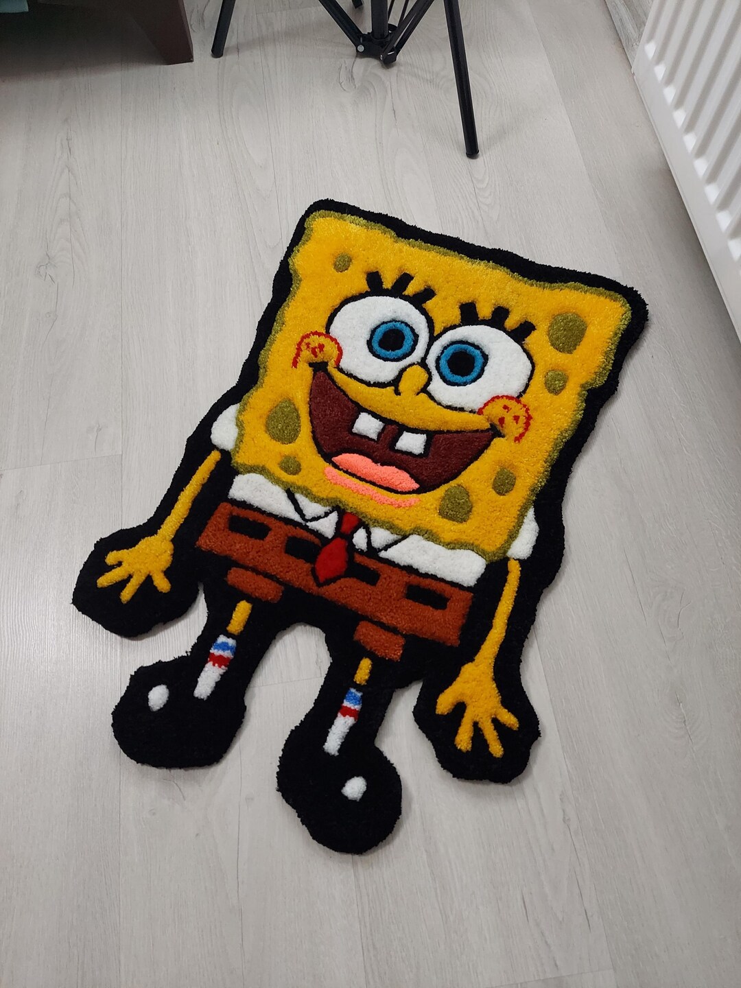 Spongebob Tufted Rug Handmade Rug for Kids Room Decor Fun Cartoon Rug ...