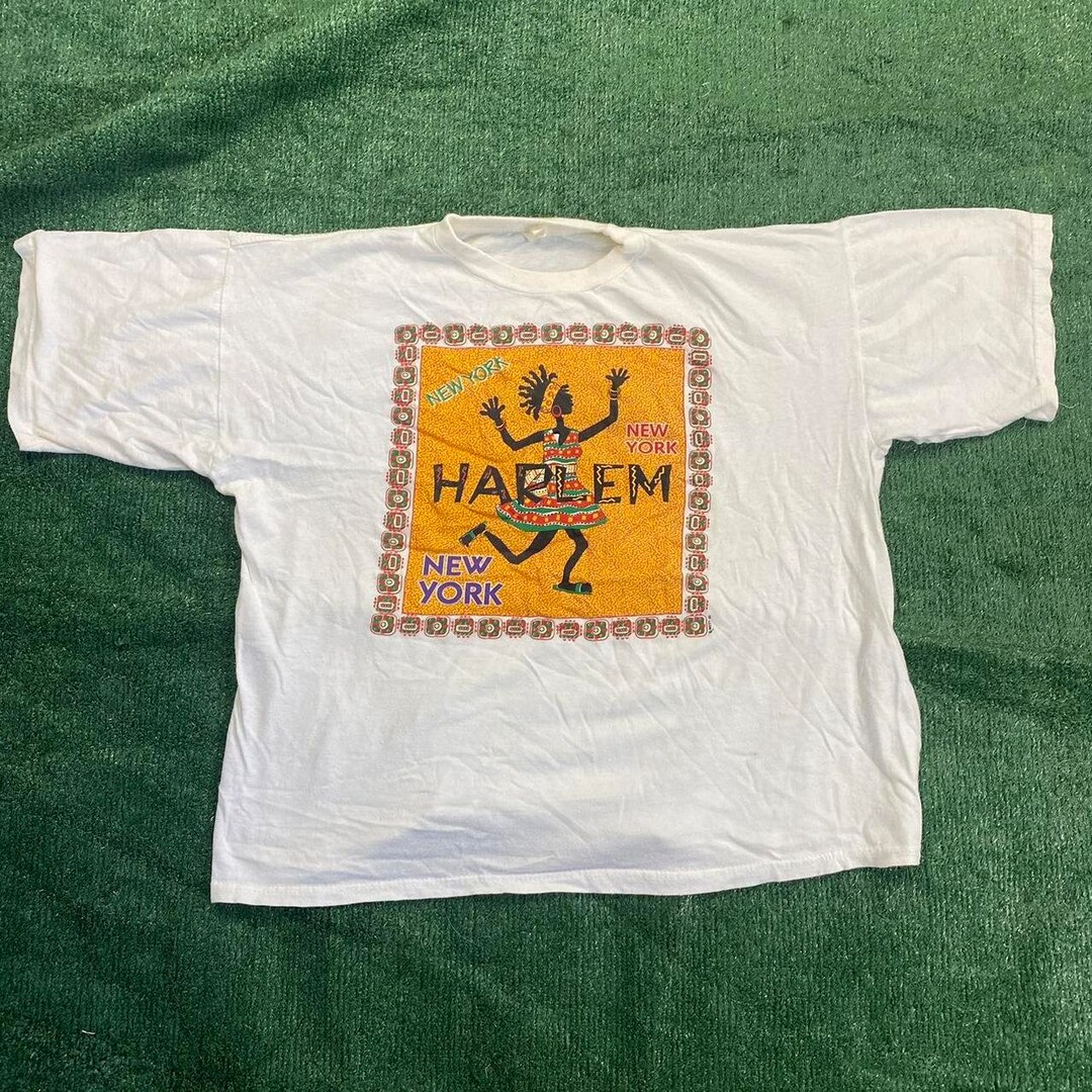 Vintage Y2K Harlem New York Tee - Etsy
