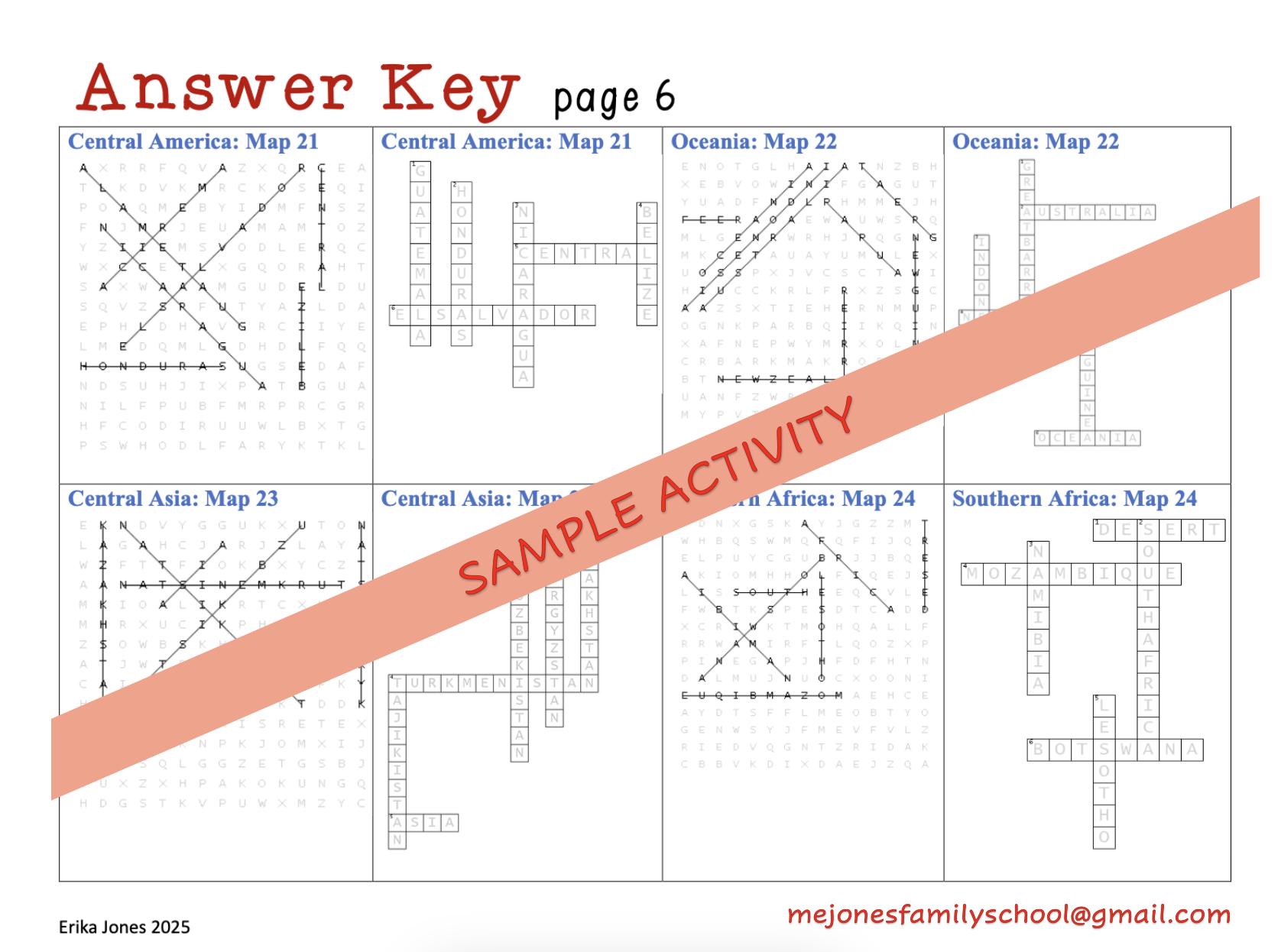 CC Cycle 2 GEOGRAPHY Worksheets | Classical Conversations Foundations ...