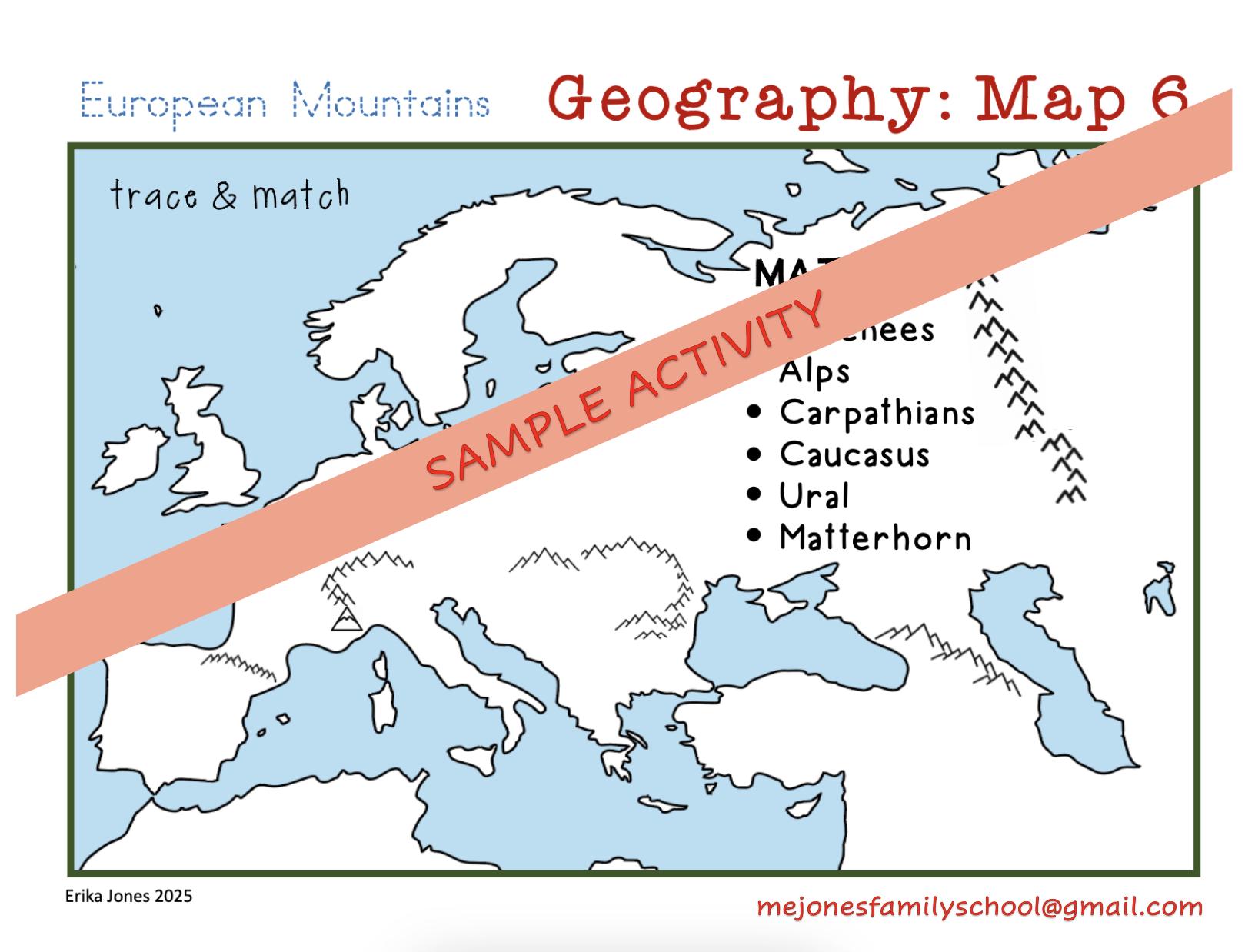 CC Cycle 2 GEOGRAPHY Worksheets | Classical Conversations Foundations ...