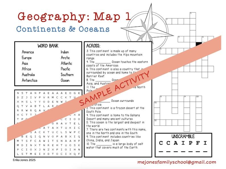 CC Cycle 2 GEOGRAPHY Worksheets | Classical Conversations Foundations ...