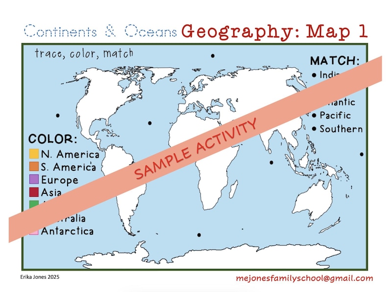 CC Cycle 2 GEOGRAPHY Worksheets | Classical Conversations Foundations ...