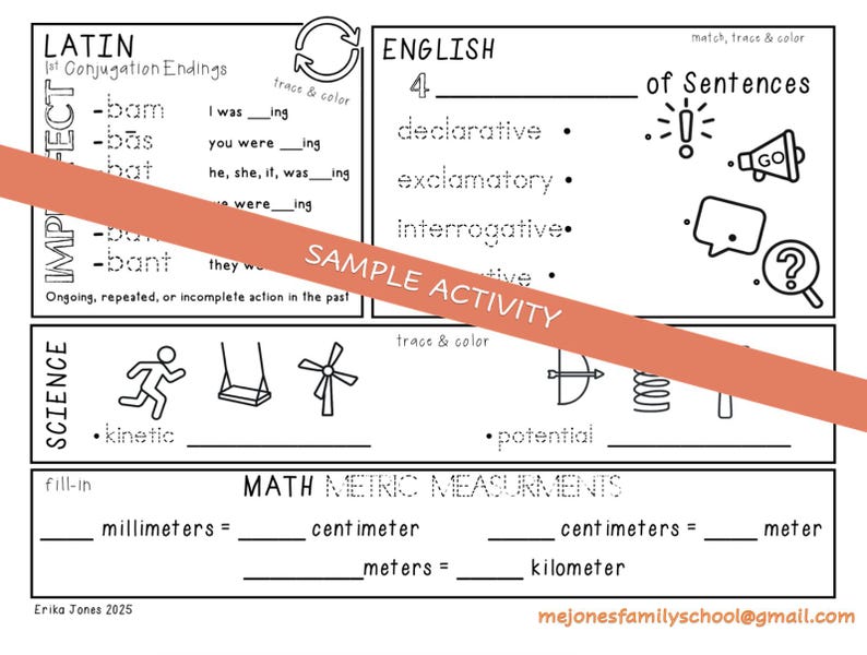 CC Cycle 2 Memory Work Worksheets | Classical Conversations Foundations ...