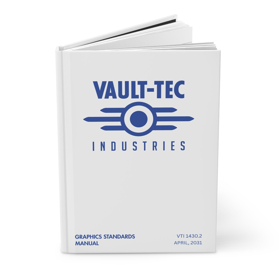 Fallout Notebook - Vault-tec Graphics Standards Manual. Replica ...