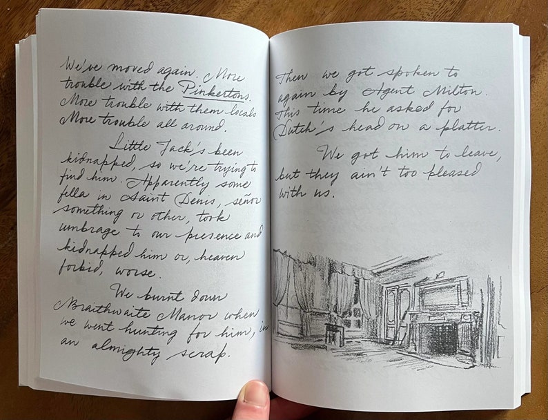 Arthur Morgan Journal I Red Dead Redempton 2 Réplica Tagebuch I Western ...