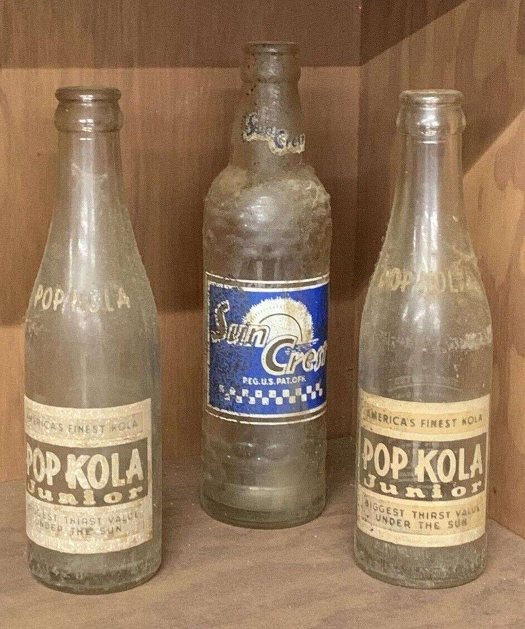 Empty 2-6 Oz Pop Kola Jr Bottles - Etsy
