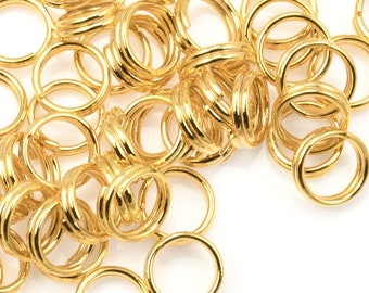 5mm Gold Plated Jewellery Split Rings Ring Findings Craft UK - Etsy