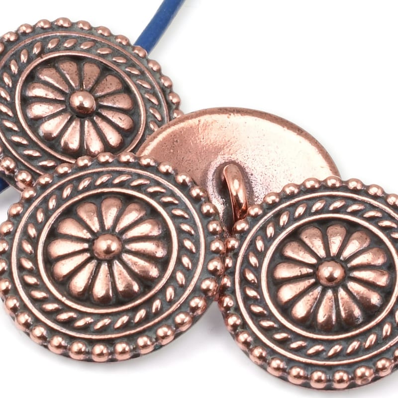Copper Buttons - Etsy