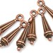 144 Copper Earring Findings Bright Copper Plated Tall French Earring ...