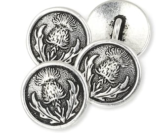 Thistle Button - Etsy