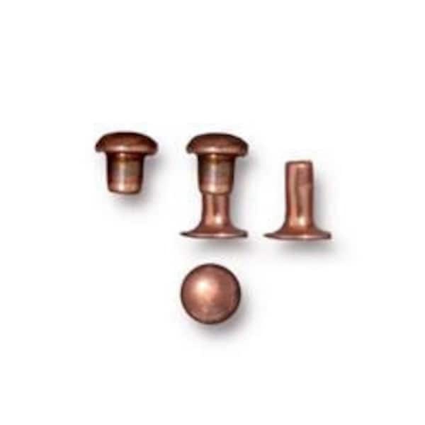 Copper Rivets - Etsy