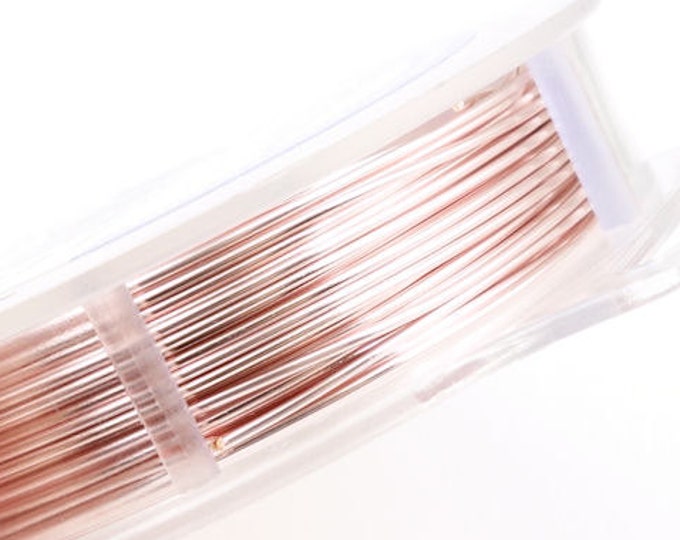 20 Ga ROSE GOLD Artistic Wire 25 Feet of 20 Gauge Wire - Etsy