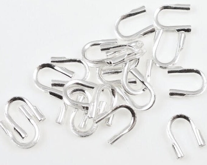 20 Sterling Silver Wire Guards Wire Guardian Wire Protector - Sterling ...