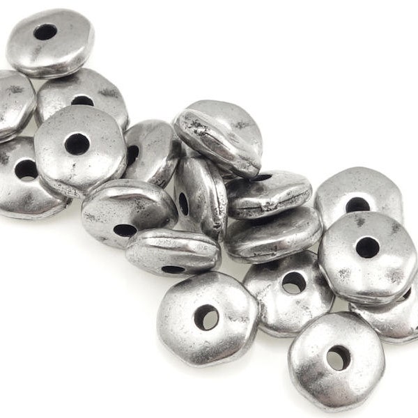 Antique Silver Beads - Etsy