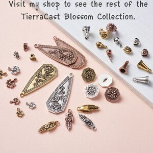 Tierracast Blossom Hand Copper Charms for Jewelry Making - Copper Hand ...