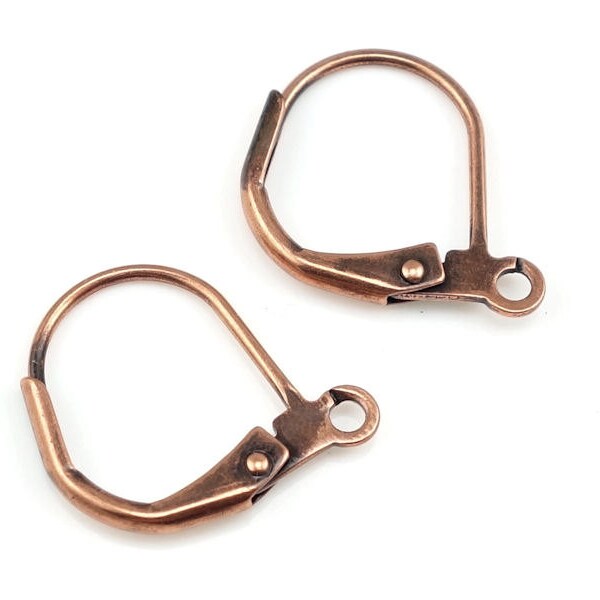 Antique Lever Back Earrings - Etsy