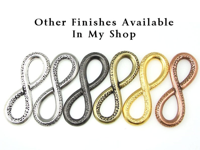 Infinity Pendant - Antique Brass Pendant - Brass Oxide Large Infinity ...