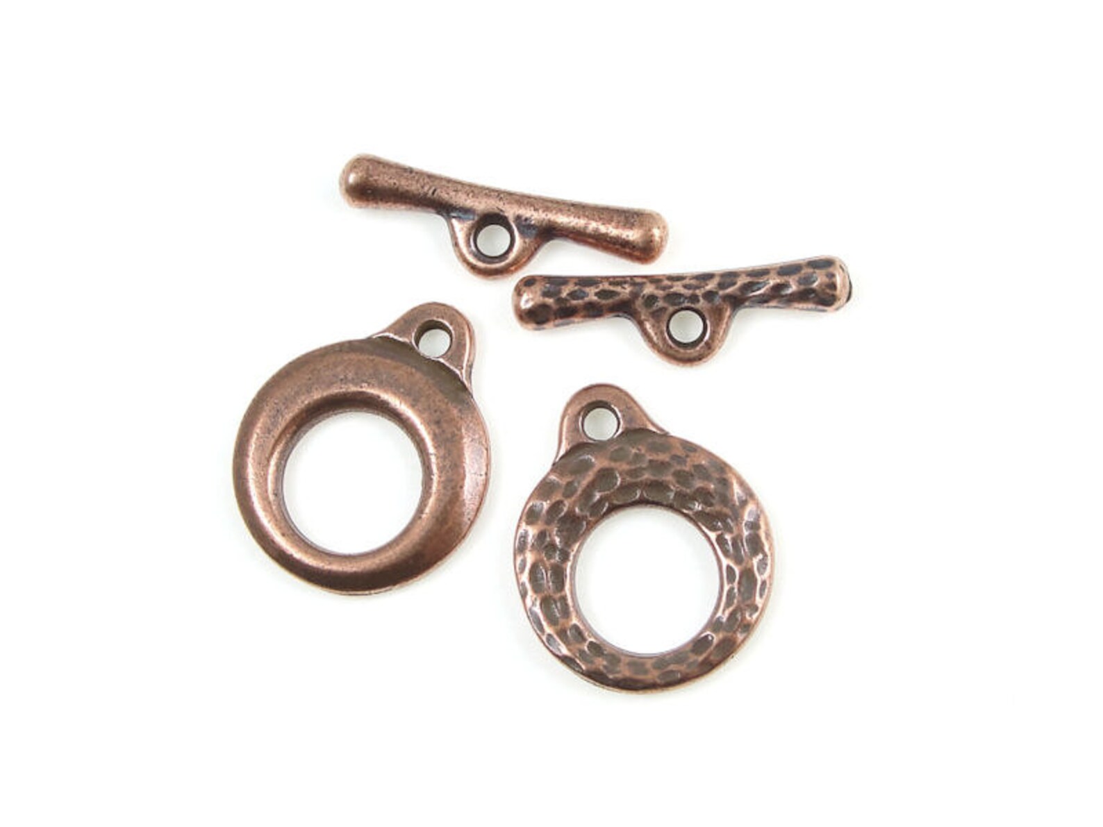 Copper Toggle Small Antique Copper Clasp Findings | Etsy