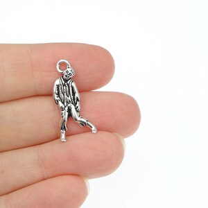 20 Zombie Charms Antique Silver Charms Tierracast Pewter Frightful and ...