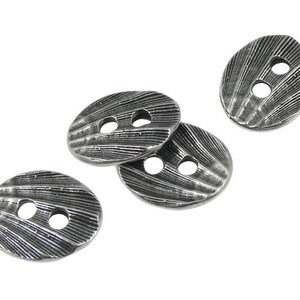 Shell Buttons Seashell Buttons Tierracast Antique Pewter Silver Button ...