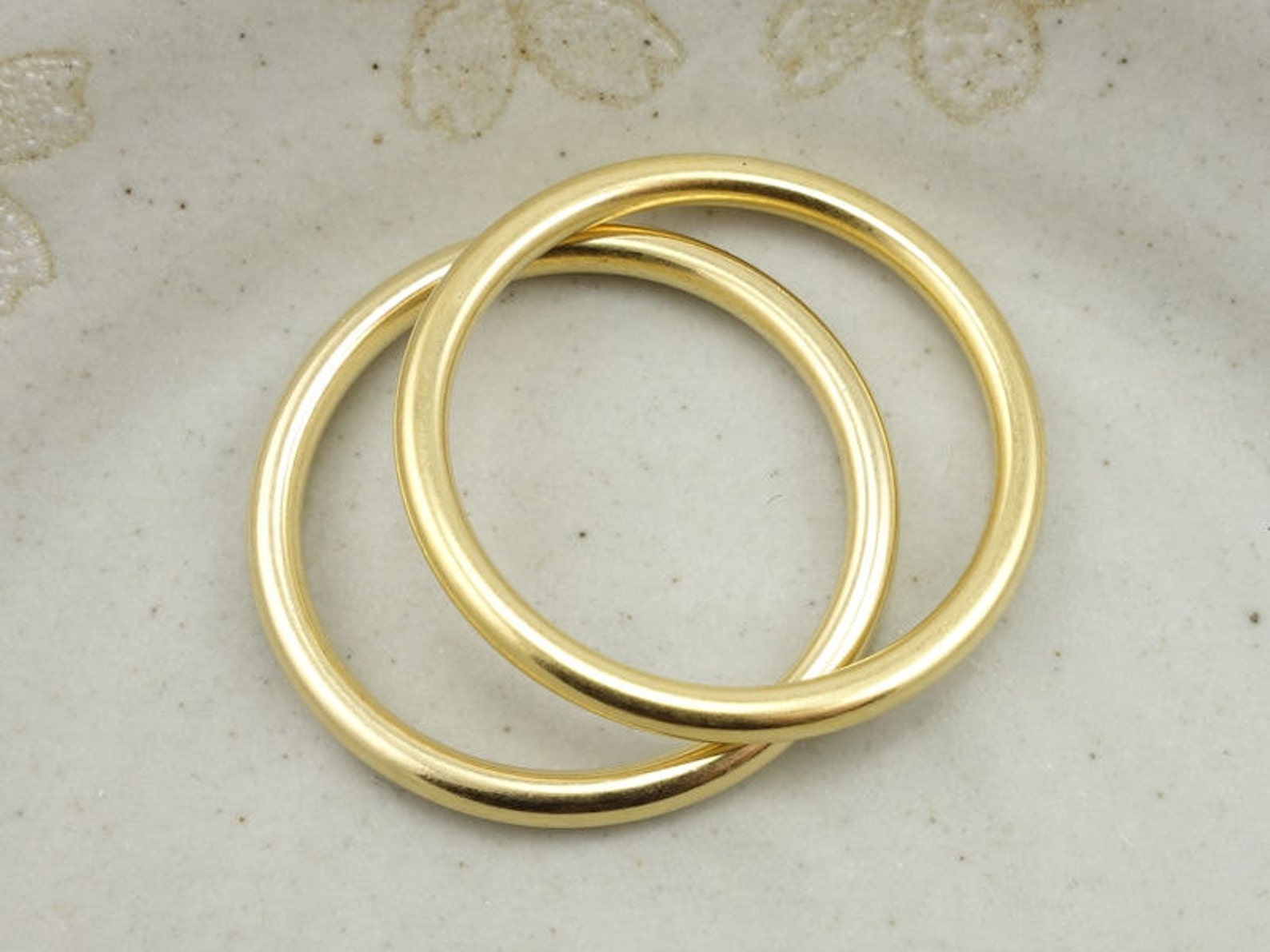 25mm Solid Seamless Rings Antique Gold Circle Pendant Gold - Etsy