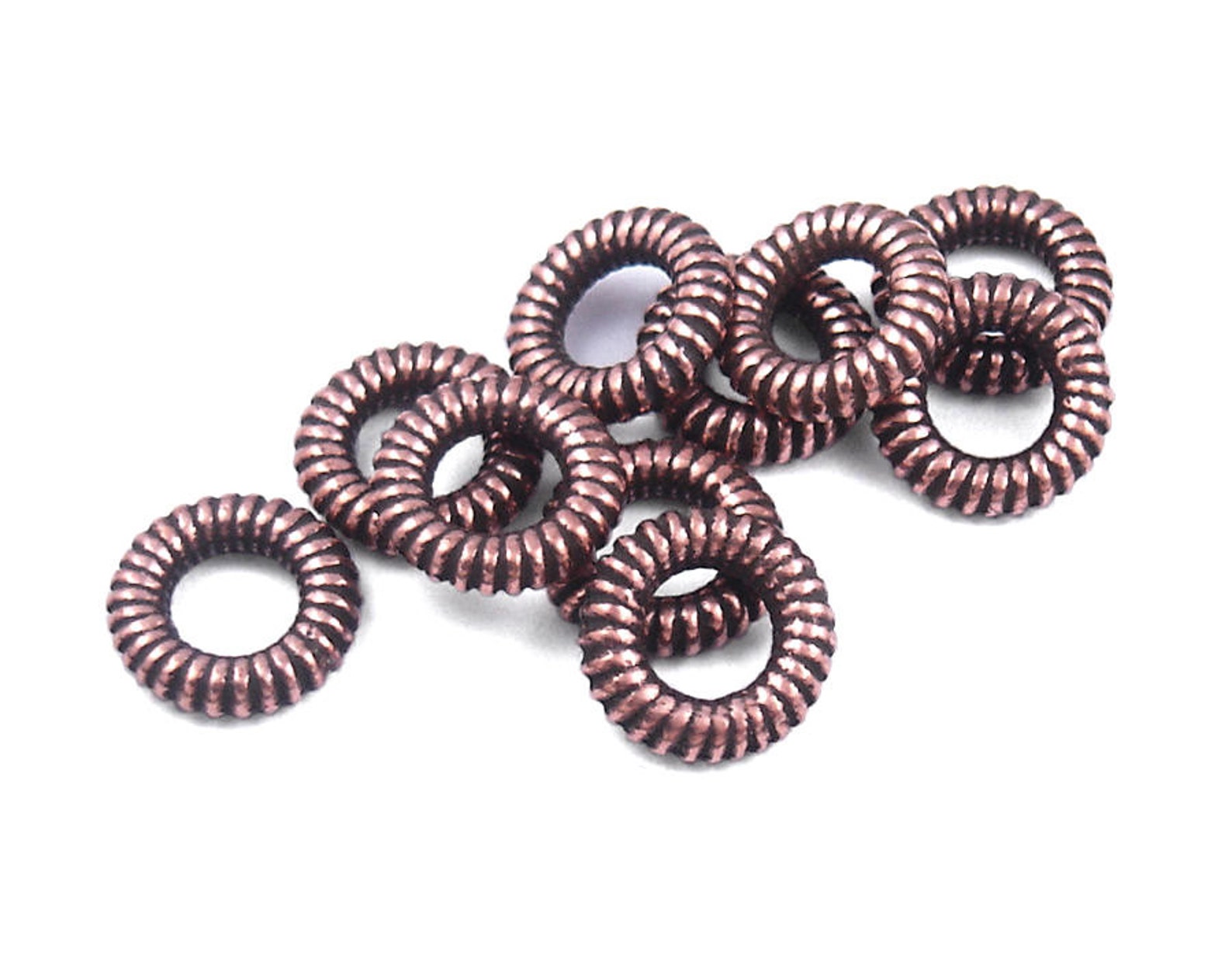 Copper Beads Tierracast Lg Coiled Ring Twisted Rope Ring - Etsy