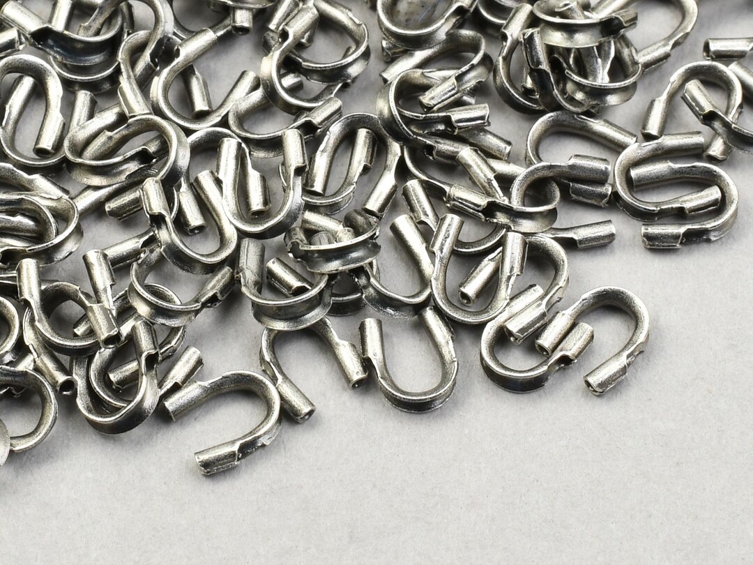 144 Small Wire Guards for 0.015" and 0.018" Beading Wire - Dark ANTIQUE ...