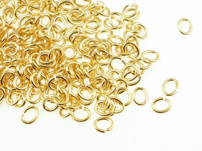 250 Tierracast Small Oval Jumprings 3mm X 5mm 20 G 20 Gauge - Etsy