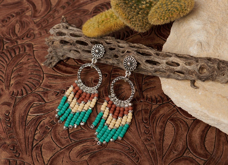 DIY EARRINGS - Tierracast Do It Yourself Jewelry Kit - Beaded Concho ...