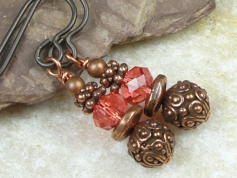 Antique Copper Beads Tierracast CASBAH BEADS Copper Bali Beads - Etsy