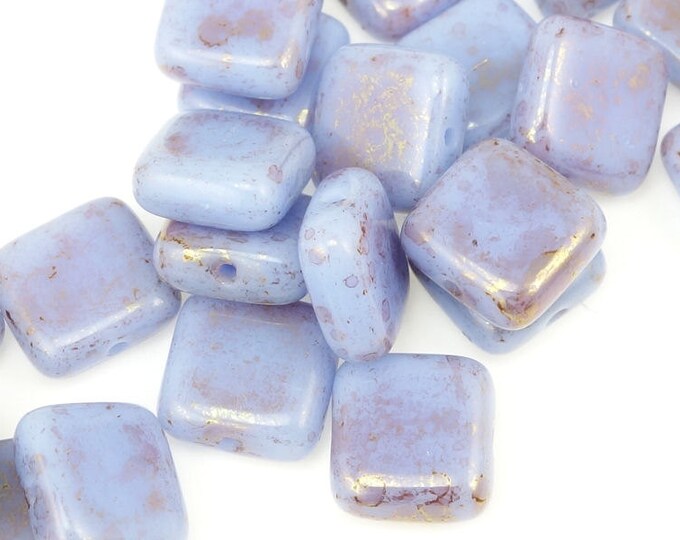 25 Periwinkle Beads Light Radiant Orchid Beads 9mm X 9mm - Etsy