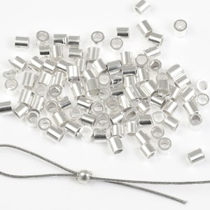 500 Pieces - 2mm "magical Crimps" by the Bead Smith - Assorted Silver ...