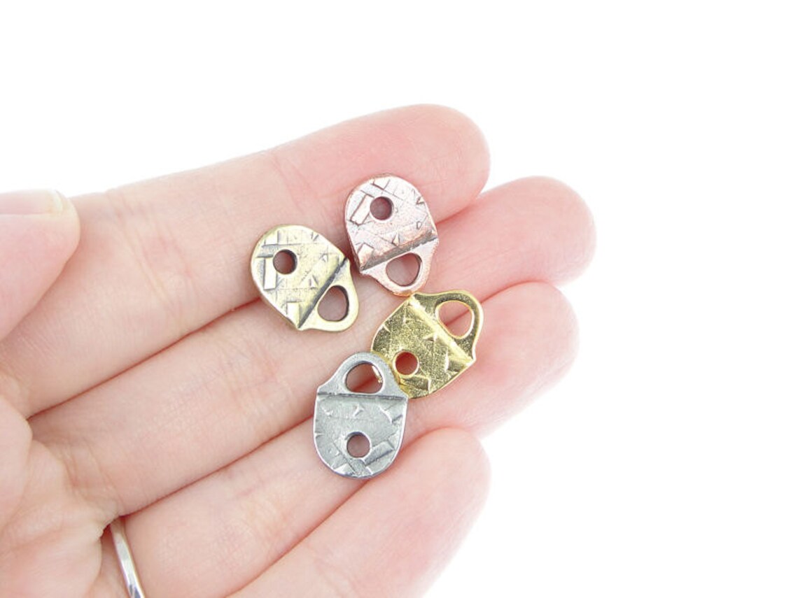 Rock and Roll Strap Tip Antique Copper Leather Bracelet Strap | Etsy