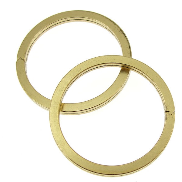 Gold Key Ring - Etsy