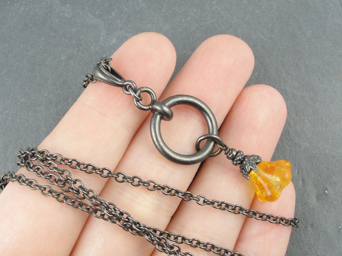 36 Inches of Gunmetal Chain - 2mm Round Cable Chain - Gun Metal Chain ...