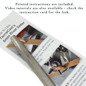 Tierracast 6mm Rivet Setter Rivet Setter for 6mm Compression Rivets or ...