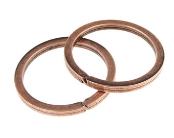 Copper Split Ring - Etsy