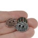 Shell Buttons Seashell Buttons Tierracast Antique Pewter Silver Button ...